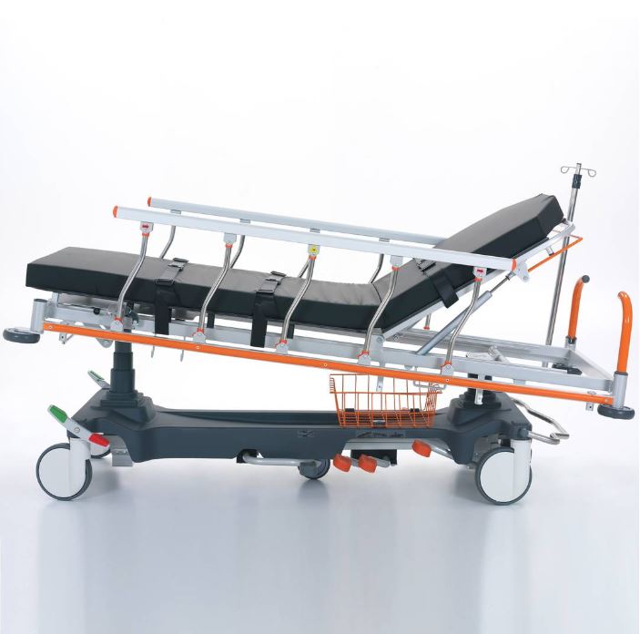 Multifunctional mobile emergency stretcher with hydraulic adjustment ...