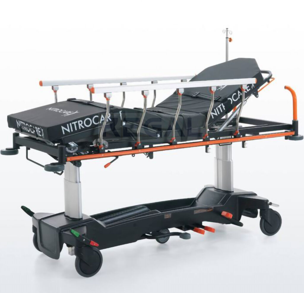 Multifunctional mobile emergency stretcher with hydraulic system ...