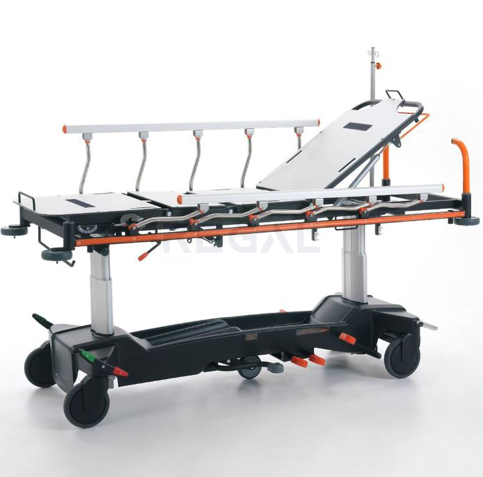 Multifunctional mobile emergency stretcher with hydraulic system ...